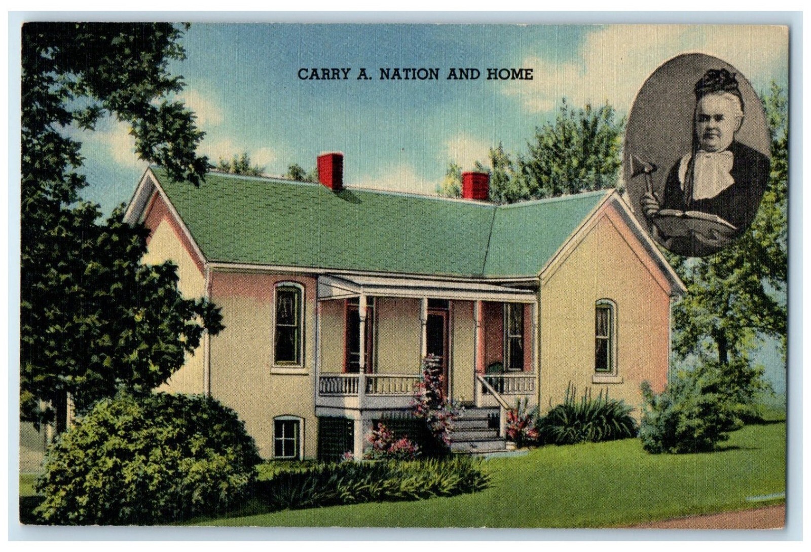 c1940 Carry Nation Home Carry Amelia Moore Medicine Lodge Kentucky KY ...