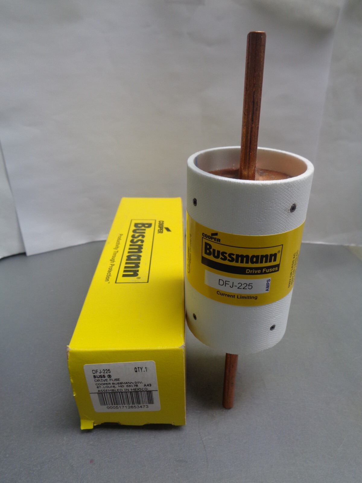 New Bussmann DFJ-225 Amp Class J High Speed Current Limiting Fuse ...