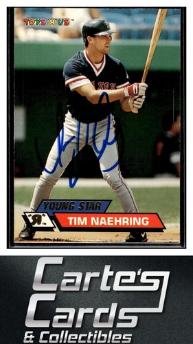 Tim Naehring 1993 Stadium Club Toys "R" Us #50 TTM/IP Signed ...