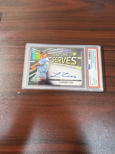 2024 Topps Graphite Tennis Learner Tien Signature Serves Rookie Auto ...