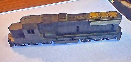 HO Scale Atlas-ILLINOIS CENTRAL GULF RR SD20 KITBASH PROJECT | eBay