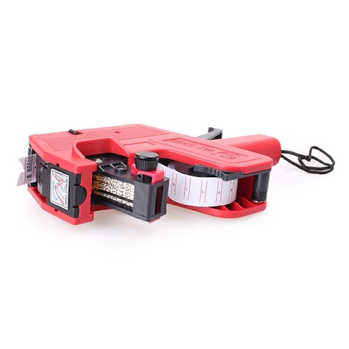 MX-5500 EOS 8 Digits Price Tag Gun Labeler Including Ink Roller Red ...