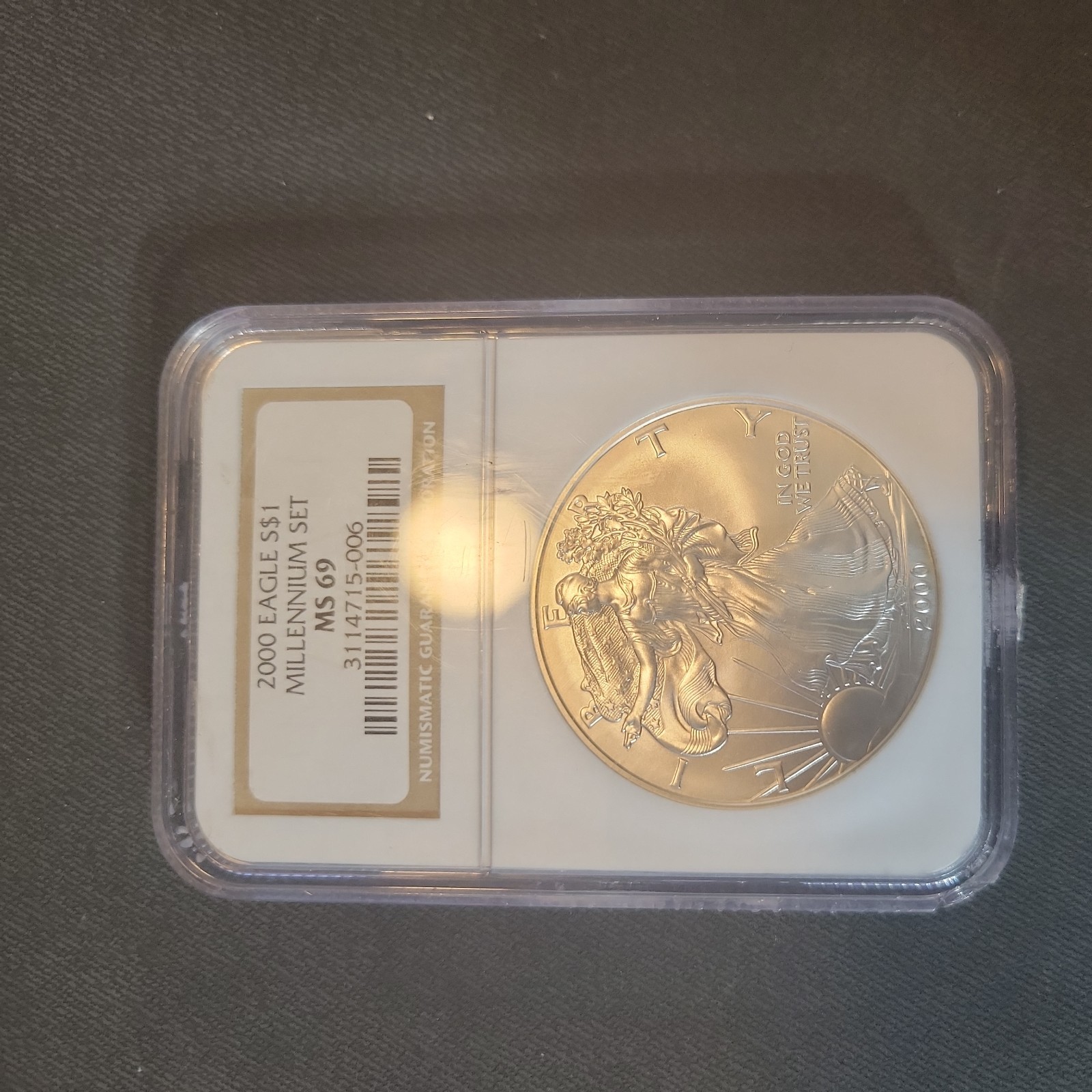 2000 Millennium Set MS69 American Silver Eagle NGC Brown Label | eBay