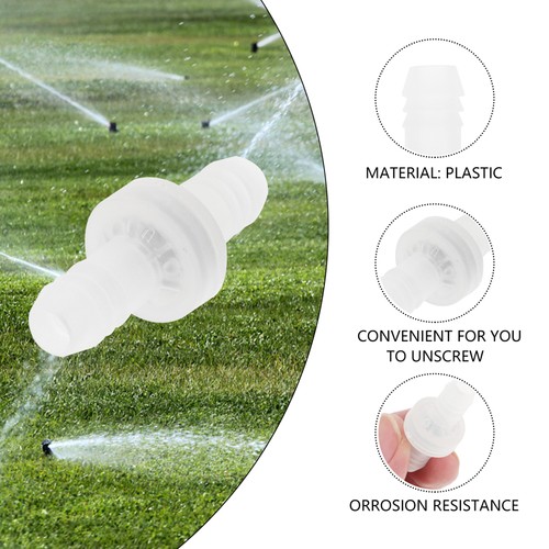 4 Pcs One Way Non Return Valve Plastic Non-return Valves Inline Fluids ...