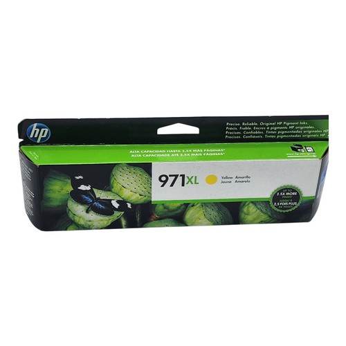 NEW HP 971XL Yellow Ink Cartridge CN628AM Genuine SEALED BOX Exp 06/ ...