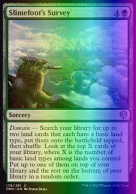 MTG Magic the Gathering Slimefoot's Survey (178/552) Dominaria United ...