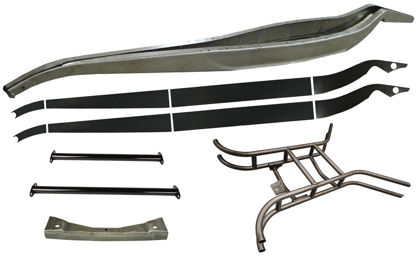 NEW 1932 FORD FRAME RAIL & BOXING PLATE KIT,NOTCHED,CROSSMEMBERS ...