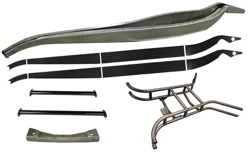 NEW 1932 FORD FRAME RAIL & BOXING PLATE KIT,NOTCHED,CROSSMEMBERS ...