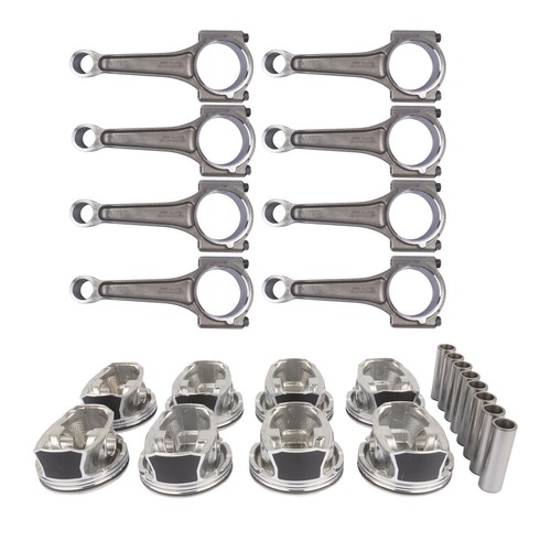 8x Pistons +8x Rods Kit For Chrysler Dodge Charger Jeep Grand Cherokee ...