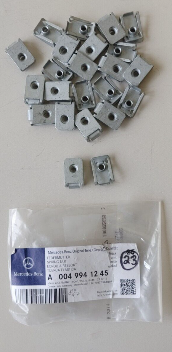 23 New Genuine OEM Mercedes-Benz Headlight Mounting Nuts (23pcs ...