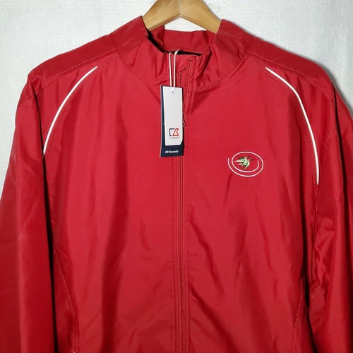 Cutter & Buck Rainbreaker Jacket Men's Small Weathertec Red Beacon ...