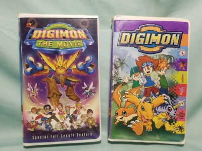 Digimon The Movie VHS, & Digimon Digital Monsters Vol.2 VHS. | eBay UK