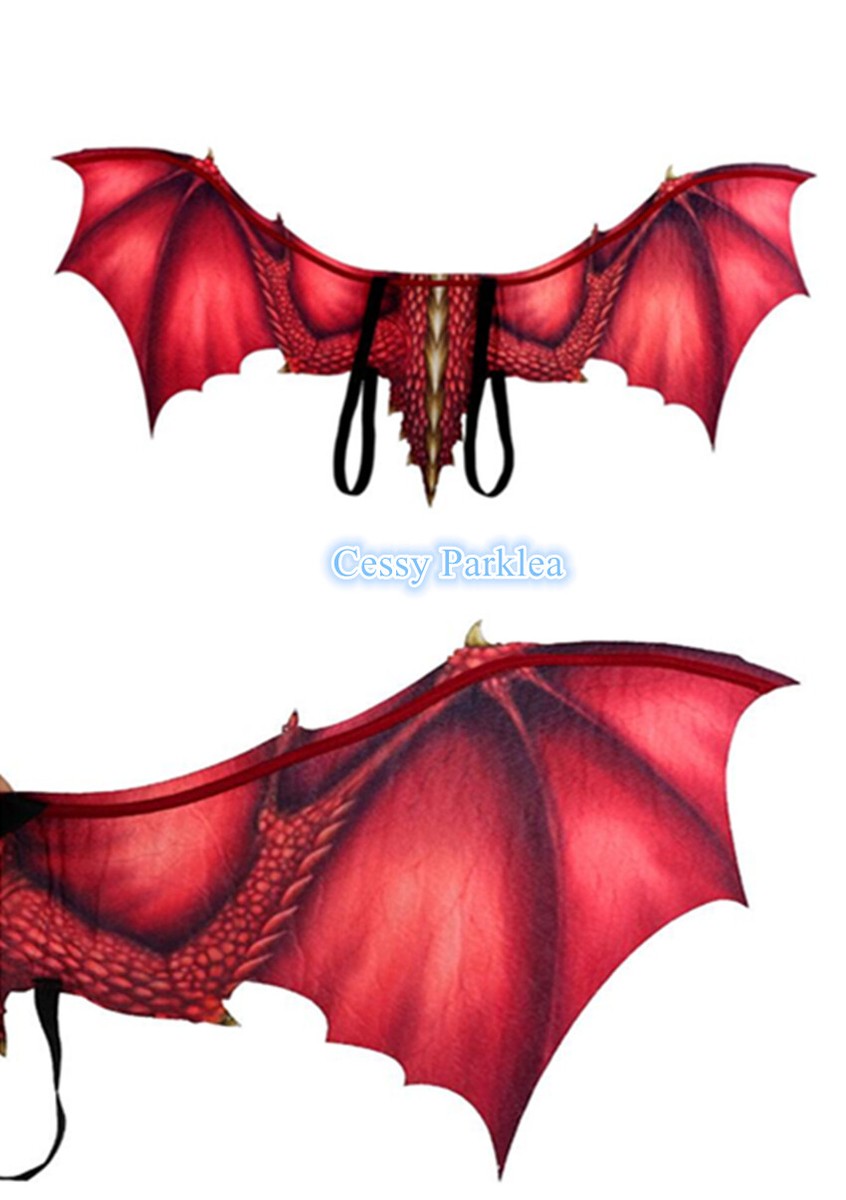 Purple Dragon Wings Costume