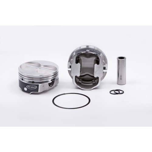 Icon Piston Set IC9970.STD; FHR 4.000 -11cc Flat Top 4V for Ford 331 ...