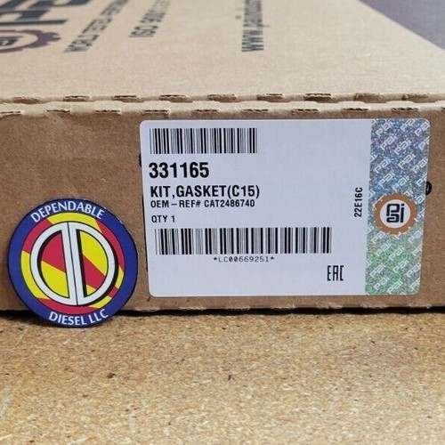 Caterpillar C15 C16 Upper Head Gasket Kit PAI P/N 331165 Ref. # 2486740 ...