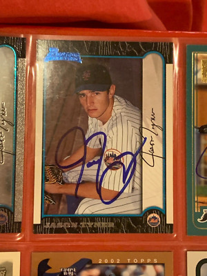 JASON TYNER AUTOGRAPHED SIGNED 1999 BOWMAN CARD NEW YORK METS COA | eBay