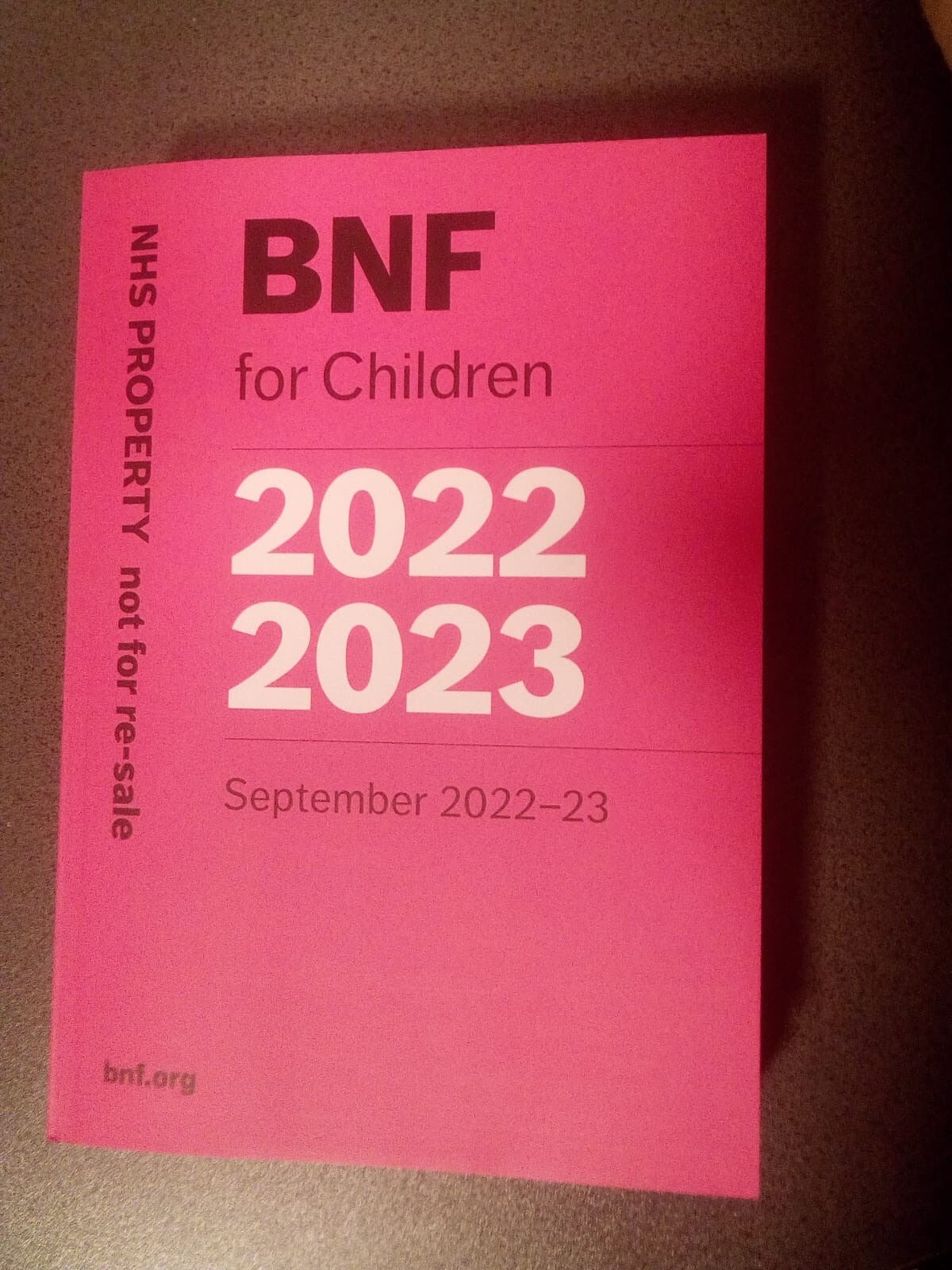 BNF for Children (September 2022-2023) BNFC by Paediatric Formulary ...