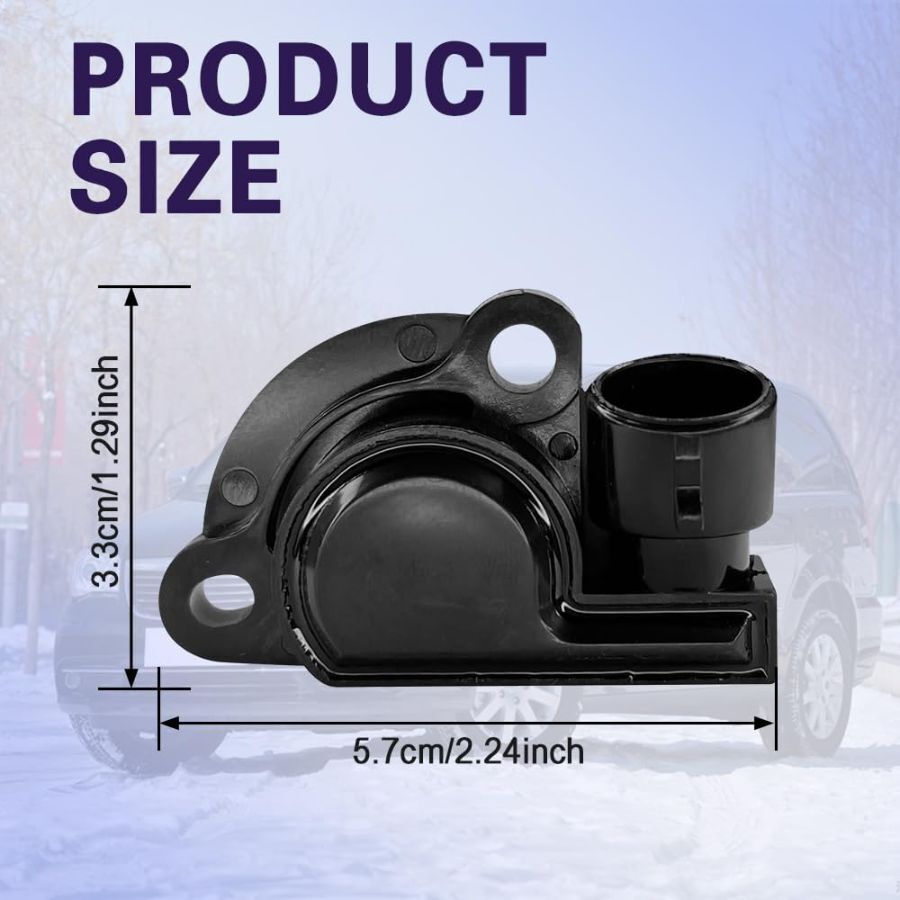 Throttle Position Sensor, Throttle Body Sensor Compatible, Replaces OEM ...