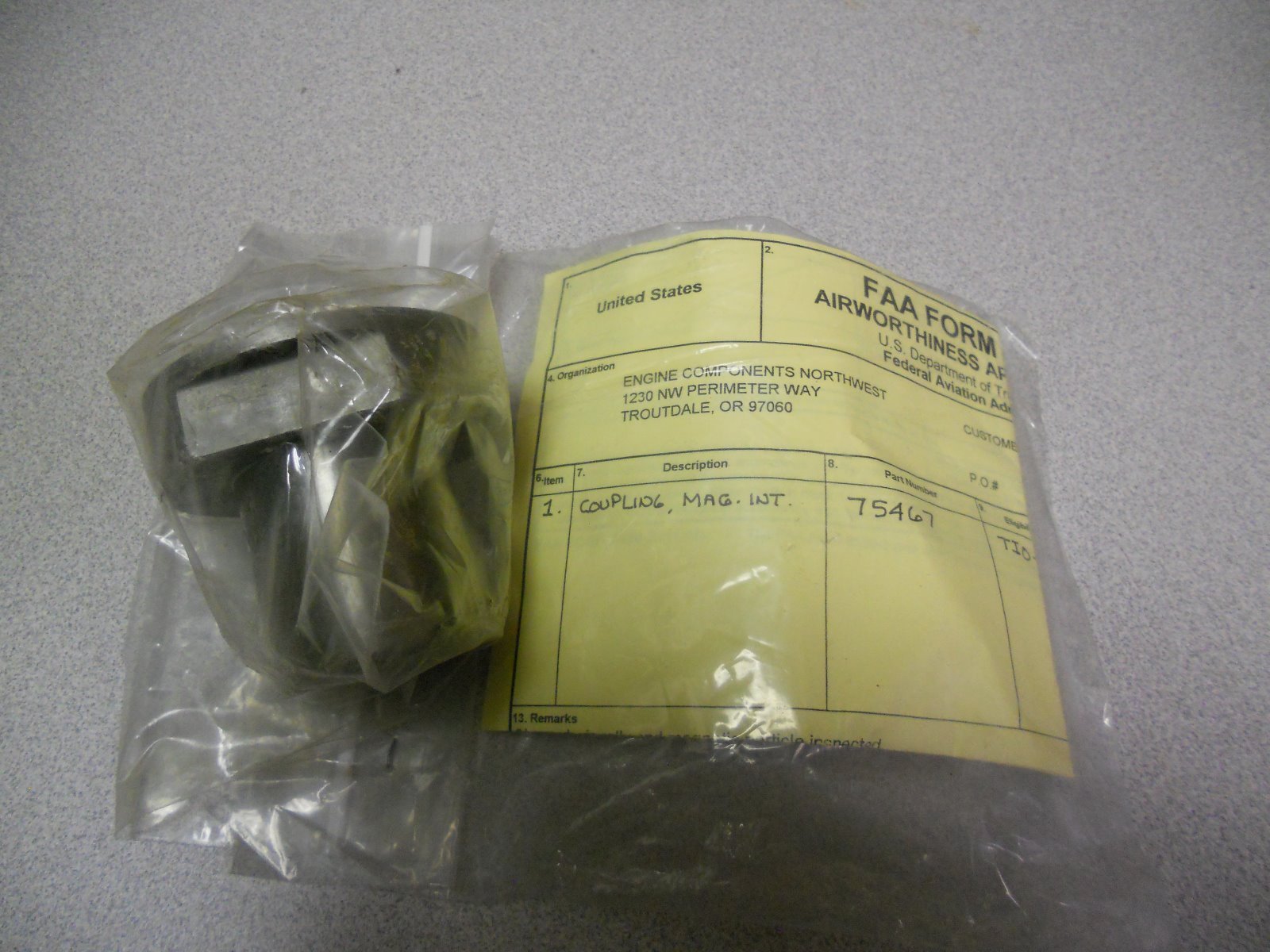 Lycoming magneto coupling p/n 75467. | eBay