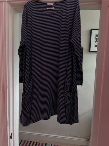 Seasalt Blue Striped Mill Pool Dress. Size 22 | eBay UK