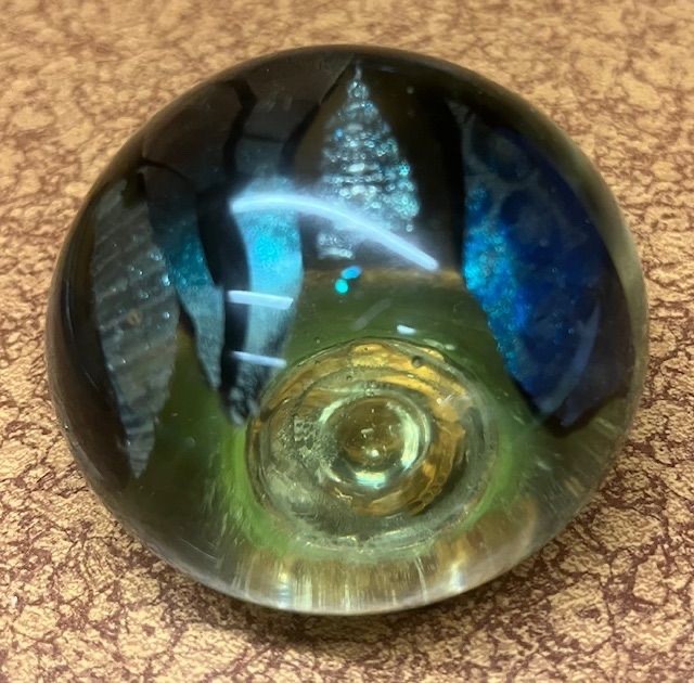 Beautiful Vintage John Gilmor Art Glass Dichroic Paperweight | eBay