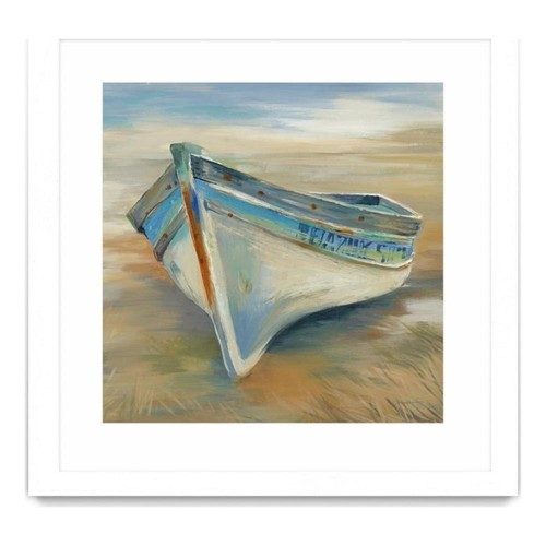 Giant Art 36x36 Low Tide Matted and Framed in Pink | eBay
