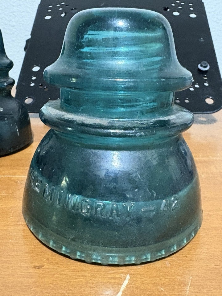 Hemingray No 12 Electric Telephone Pole Clear Glass Insulator | eBay
