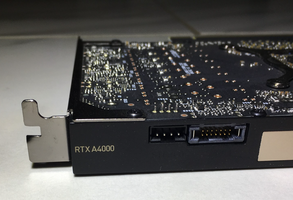 Nvidia RTX A4000 16GB GDDR6 with ECC, 4 Display Ports 1.4, PCI Express ...