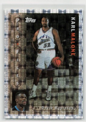 Karl Malone 1996-97 Topps PROFILES Insert #PF-18 Utah Jazz HOF | eBay