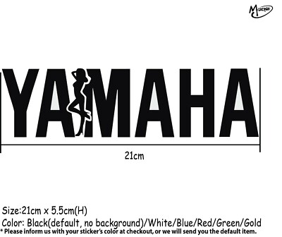 Yamaha Lady Reflective Car Truck Sticker Window Decal 21CM Best Gift-Ba ...