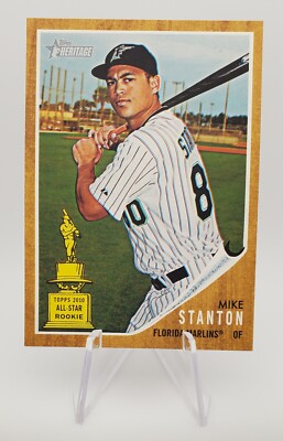 2011 Topps Heritage Mike Giancarlo Stanton # 288 All Star Rookie Cup ...