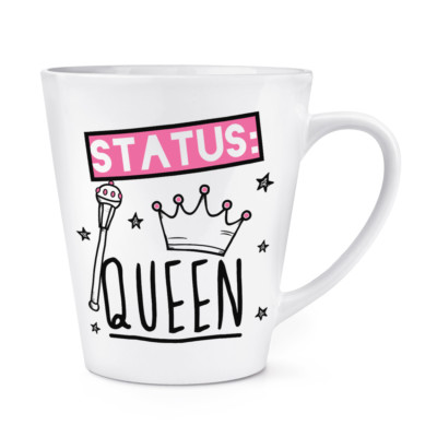 Status Queen 12oz Latte Mug Cup | eBay Australia