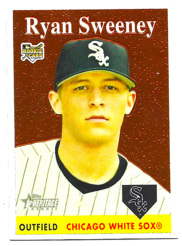 2007 Topps Heritage #THC62 Chrome #/1958 Ryan Sweeney Chicago White Sox ...