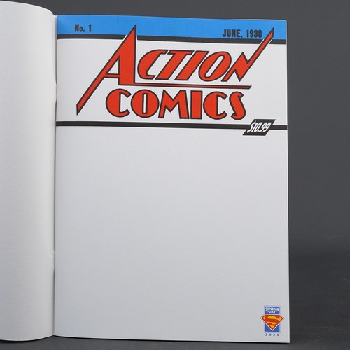 ACTION COMICS #1 Facsimile Cvr D Blank DC Comics 2025 ptg 0225DC808 1D ...