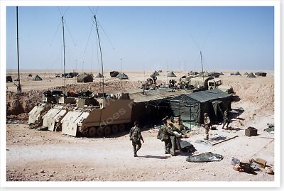 2nd Armored Cavalry Regiment Command Center M-577 Vehicles Desert Storm ...