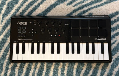 M-Audio Axiom Air Mini 32 MIDI Keyboard Controller USB Pads Portable ...