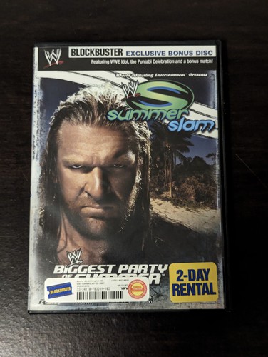 WWE Summerslam 2007 DVD w/ Blockbuster Exclusive Bonus Disc Raw ...