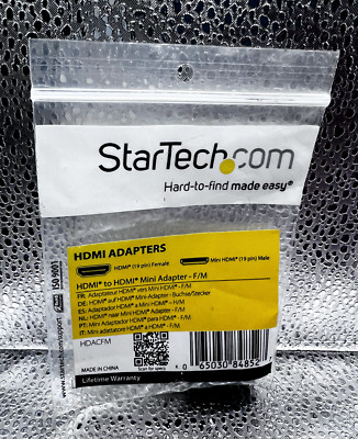 StarTech HDMI to HDMI Mini Adapter - F/M - NEW in original package | eBay