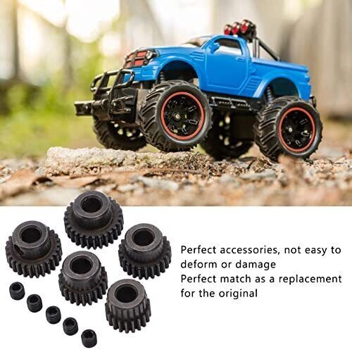 RC Motor Gear 48DP 5mm Pinion Gear Set 5PCS Steel Shaft Hole Gear 20T ...