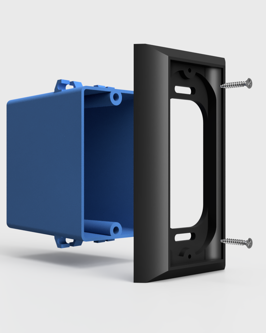 Ring PRO 2 video Doorbell 0.5" wall plate spacer. Mounting bracket | eBay