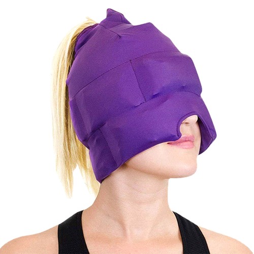 Gel Headband Ice Pack Hat 70CM Wearable Flexible Ice Pack Cap Elastic ...