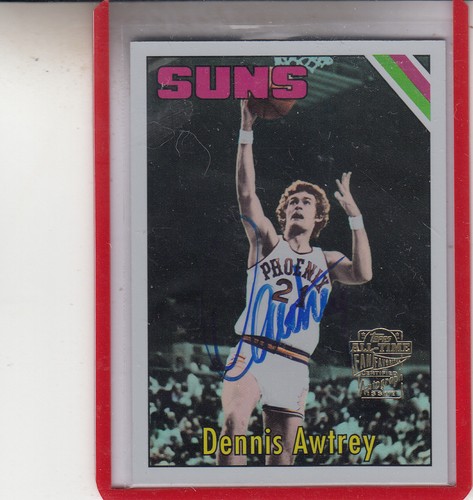 2005-06 Topps Fan Favoriten Refraktor #03/10 Dennis Awtrey Autogramm ...