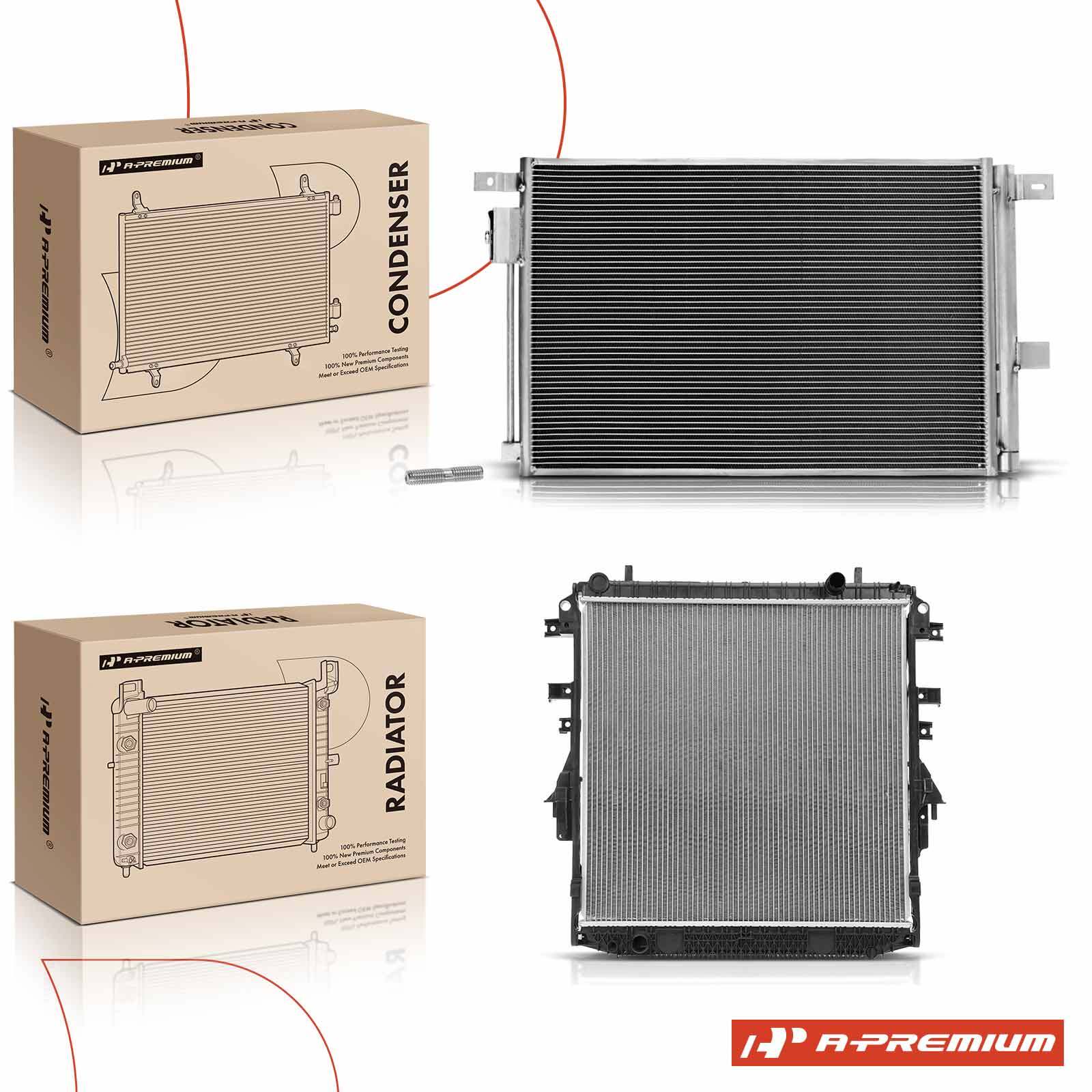 A-Premium Radiator & Condenser Cooling Kit for Chevy Colorado 15-19 2 ...