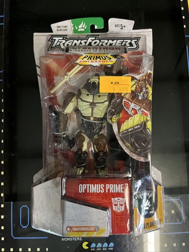 Transformers Cybertron Primus Unleashed Jungle Planet Deluxe Optimus ...
