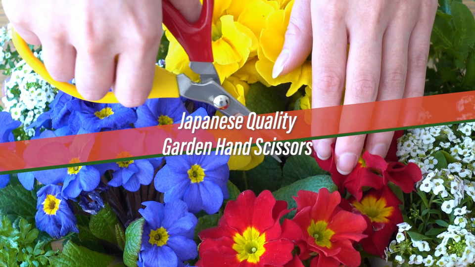 SUIZAN Japanese Trimming Scissors 6” Professional Garden Plant Flower ...