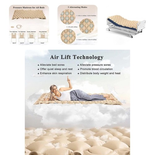 Inflatable Air Pad Quiet Anti-decubitus Pressure Sore Hospital Mattress ...