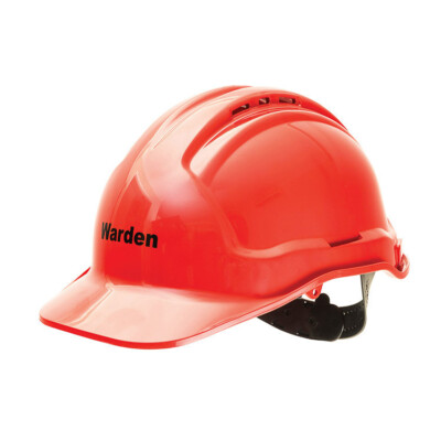 TUFFGARD WARDEN Hard Hat Vented - Red | eBay