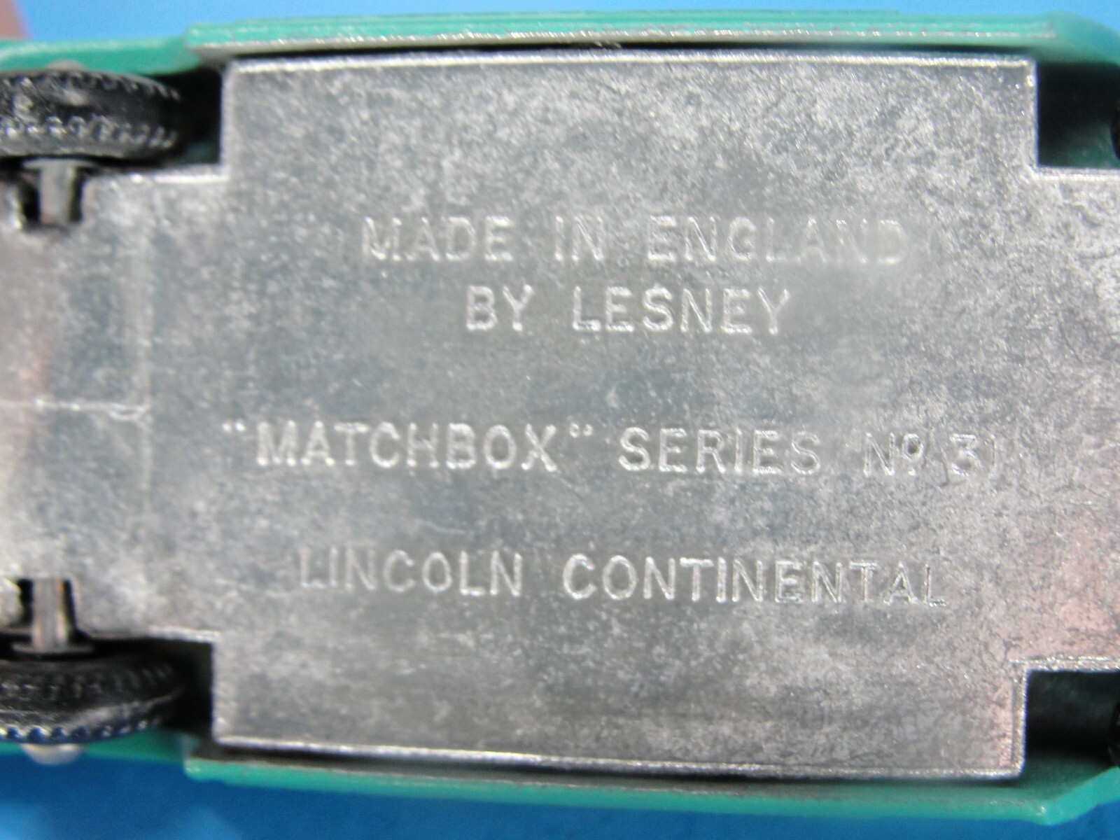 1960 s Lesney Matchbox Series No 31 TEAL LINCOLN CONTINENTAL with ...
