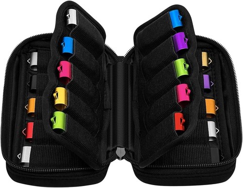 20 Slots USB Flash Drive Case with Labels, USB Storage Case Thumb Drive ...