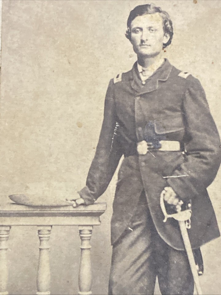 CIVIL WAR CDV PHOTOGRAPH of UNION OFFICER KILLED IN ACTION | eBay